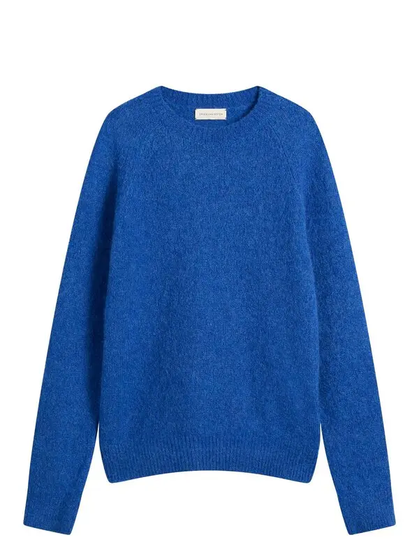 Dries Van Noten Alpaca Wool Jumper - Blue