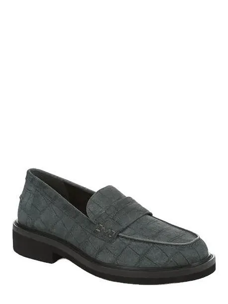 Vionic Penny Loafer - Scarab Croc Embossed