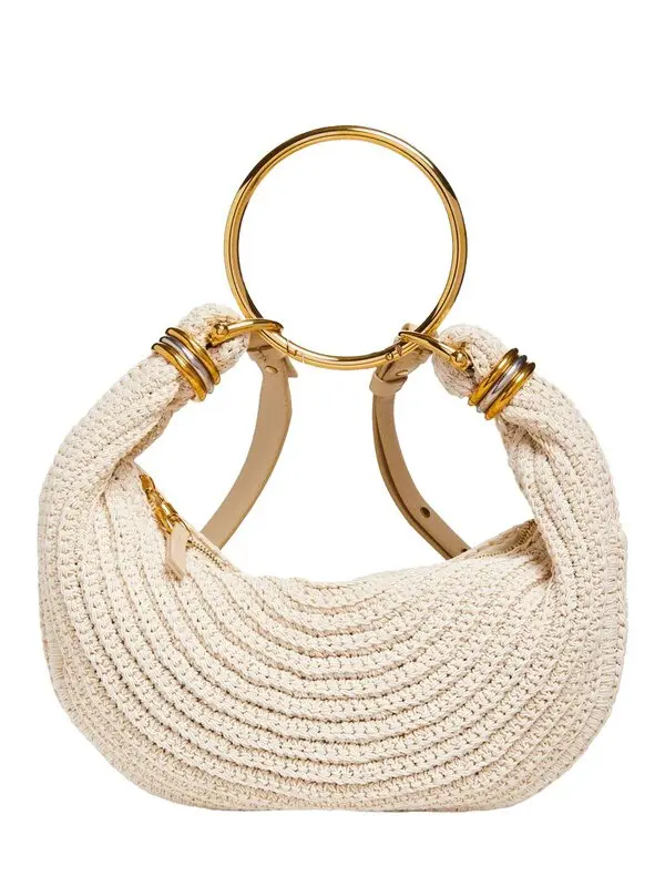Chloé Small Crochet Hobo Bag - Deep Ivory