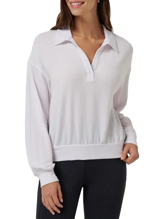 Travis Mathew Cloud French Terry Sweatshirt - White