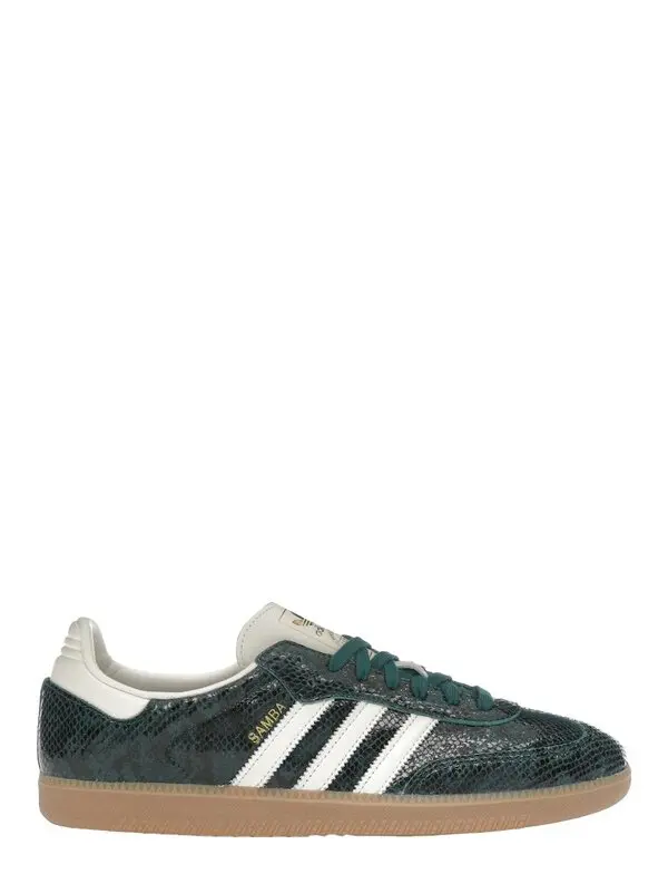 Adidas Samba Og Sneakers - Black/cream White/collegiate Green