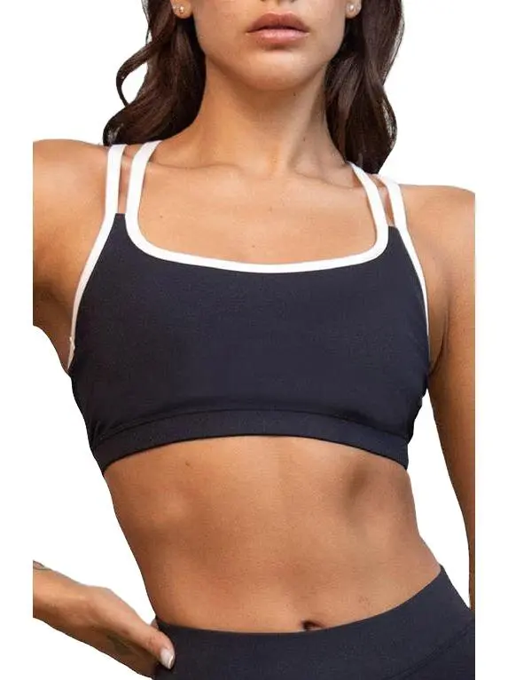 Heroine Sport Duo Racerback Sports Bra - Black