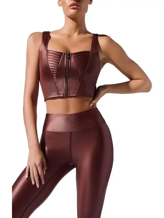 Heroine Sport Celine Crop Camisole - Henna