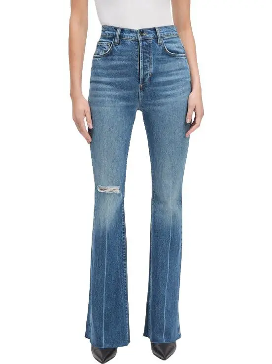 FAVORITE DAUGHTER The Valentina High-waist Flare-leg Jeans - Beacon