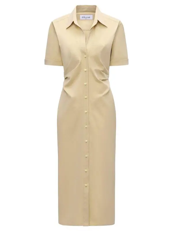 CALLAS MILANO Lou Fitted Shirt Dress - Craftpaper