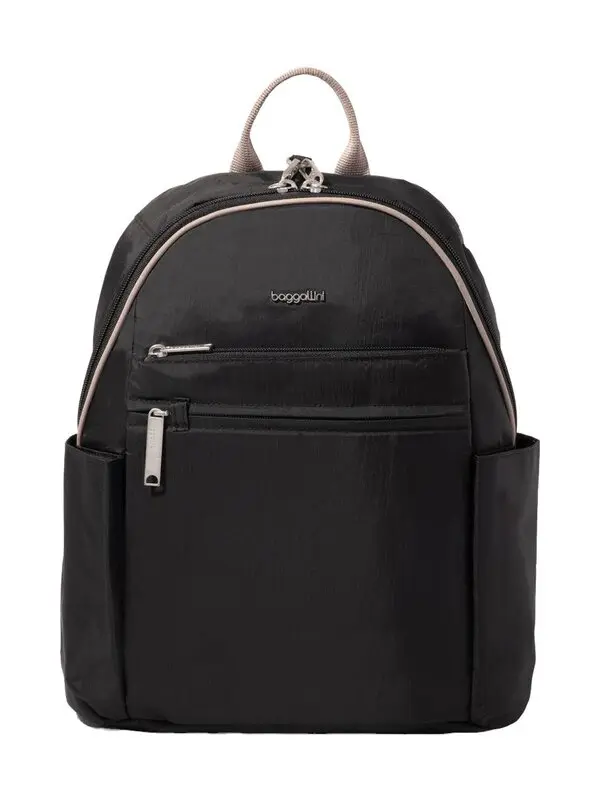 BAGGALLINI Securtex Anti-theft Vacation Backpack - Black/neutral