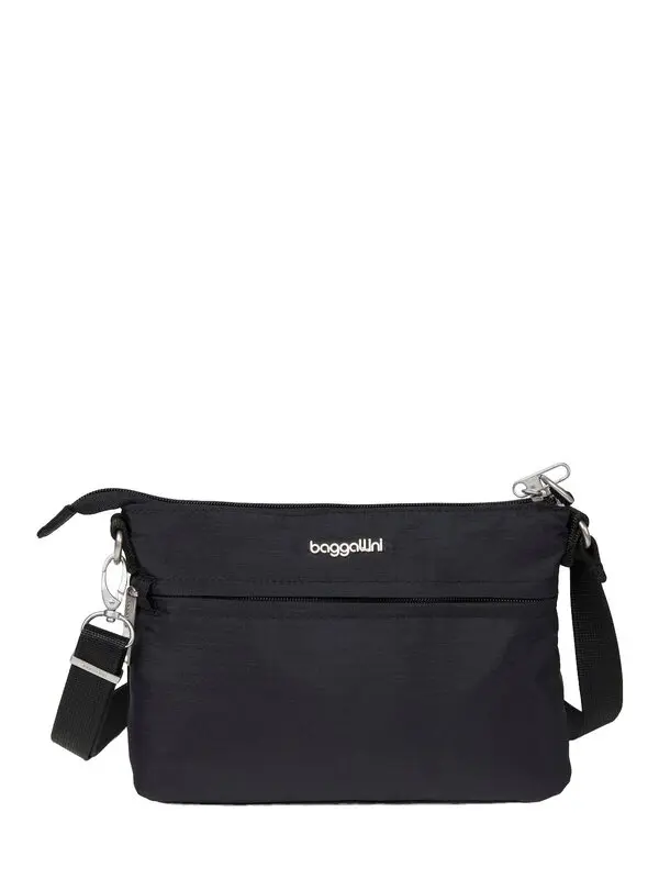 BAGGALLINI Securtex Anti-theft Memento Crossbody Bag - Black