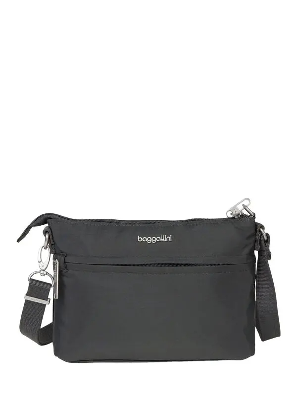BAGGALLINI Securtex Anti-theft Memento Crossbody Bag - Charcoal
