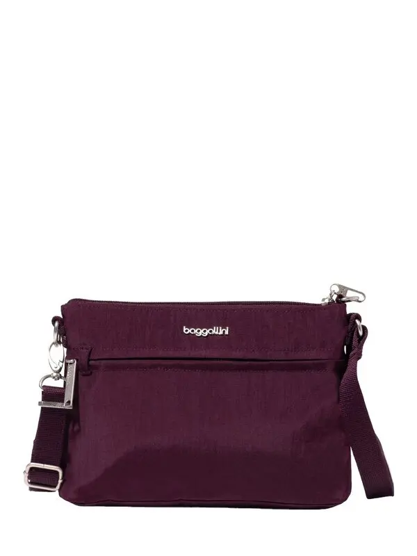 BAGGALLINI Securtex Anti-theft Memento Crossbody Bag - Mulberry