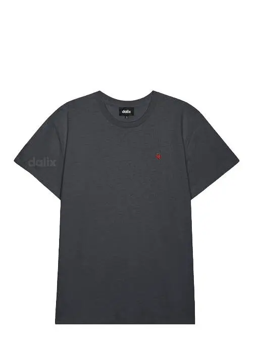 DALIX Lightweight Lil Strawberry Tee - Cool Gray
