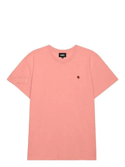 DALIX Lightweight Lil Strawberry Tee - Dusty Rose