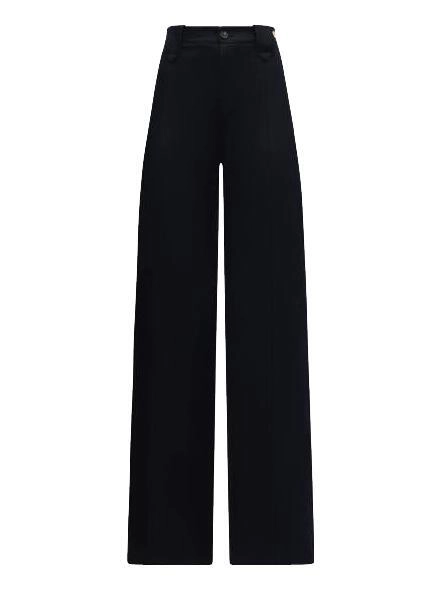 CALLAS MILANO Jody Flared Cotton Twill Trousers - Black