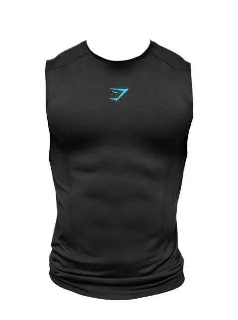 GYMSHARK Onyx Midnight 5.0 Tank - Black