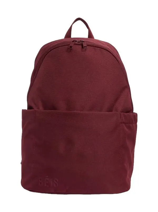 BEIS Classic Backpack - In Burgundy