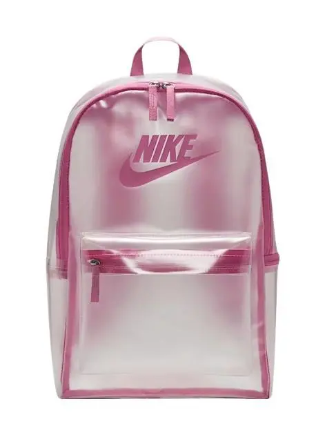 Nike Heritage Crystal 25l Backpack - Clear/magic Flamingo