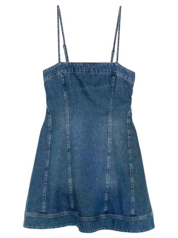 REFORMATION Elma Mini Dress - Blue