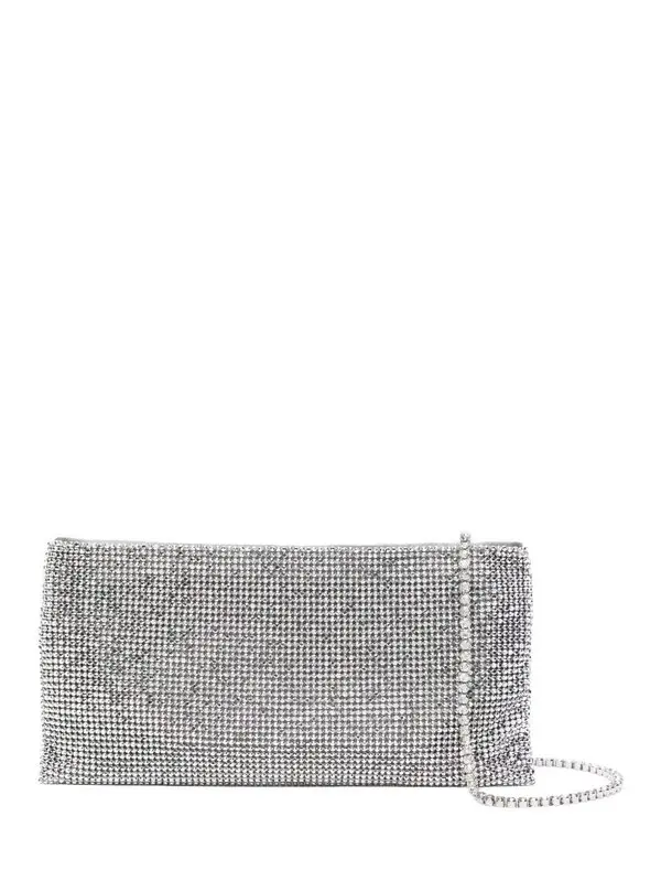 Benedetta Bruzziches Rhinestoned Clutch - Silver