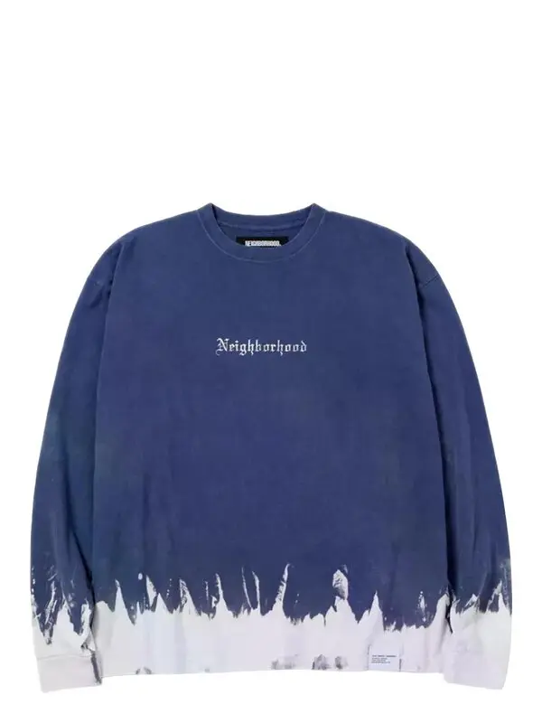 NEIGHBORHOOD Dip-dye Long-sleeves T-shirt - Blue