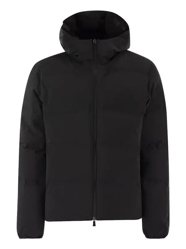 Herno Impact Down Hooded Jacket - Black