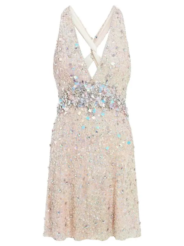 Jenny Packham Pretty Thing Mini Dress - Pink