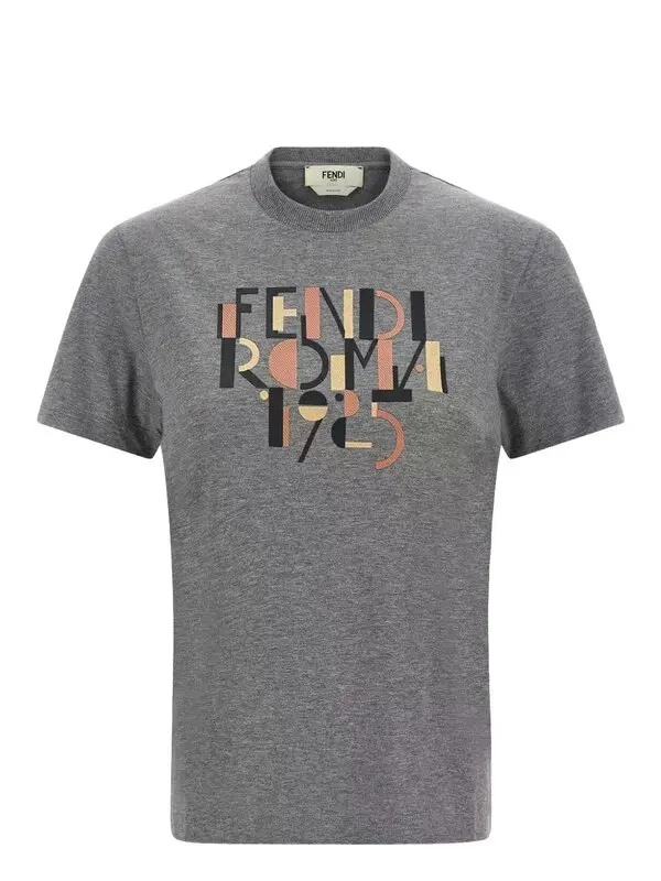 Fendi Roma 1925 T-shirt - Grey