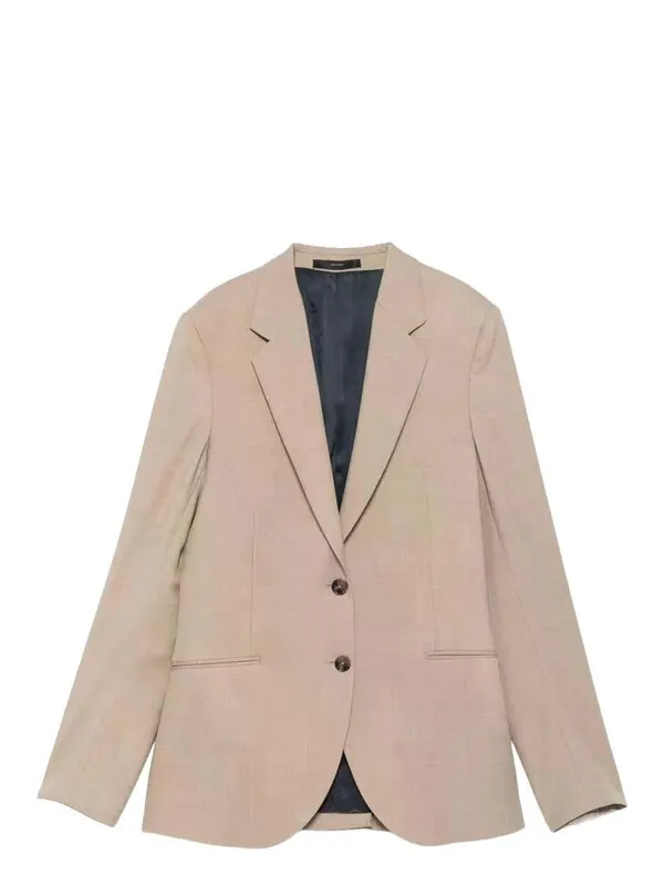 Paul Smith Two-button Wool Jacket - Neutrals