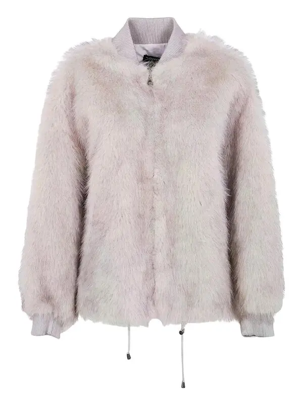 DRHOPE Faux-fur Jacket - Silver
