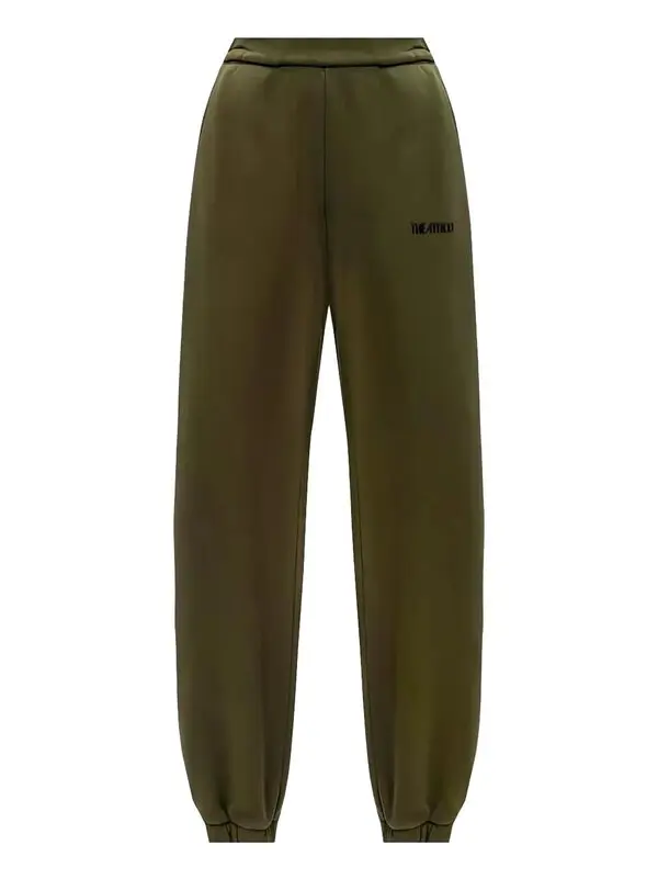 Attico Penny Cuffed Trackpants - Green