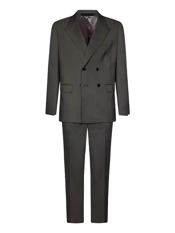 LOW BRAND Double-breasted Suit - Grey