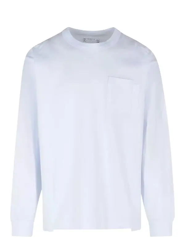 Sacai Breast-pocket Long-sleeve T-shirt - White