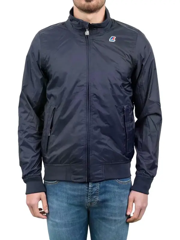 K-WAY Zip-up Bomber Jacket - Blue
