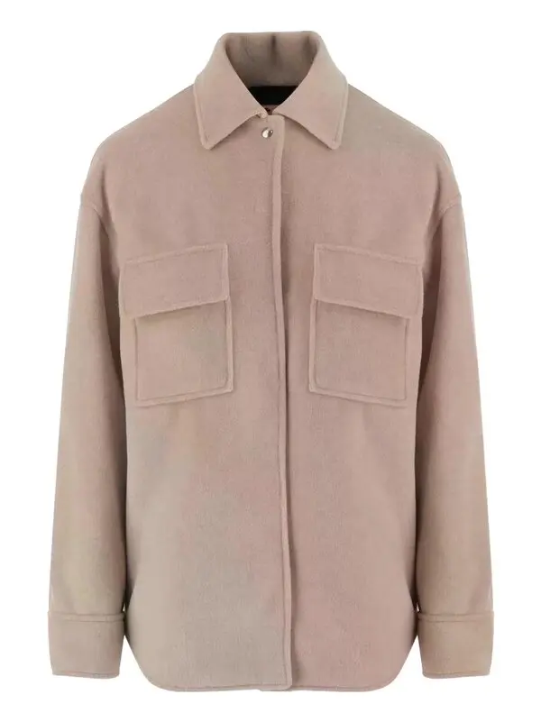 F.IT Double-pocket Wool Coat - Neutrals