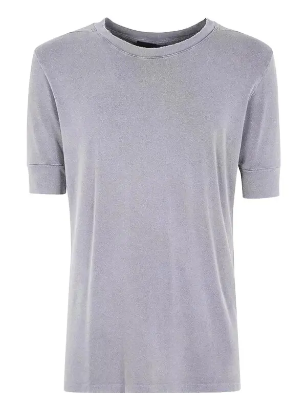 THOM KROM Short-sleeve Cotton T-shirt - Grey