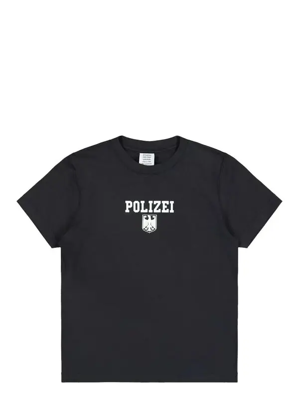 Vetements Polizei Eagle Emblem T-shirt - Black
