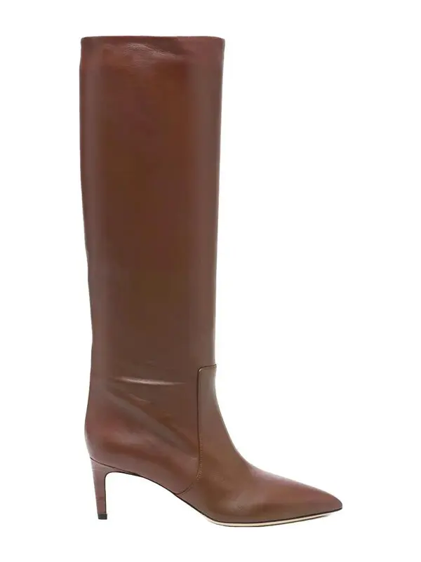 Paris Texas 70mm Leather Knee-high Boots - Brown