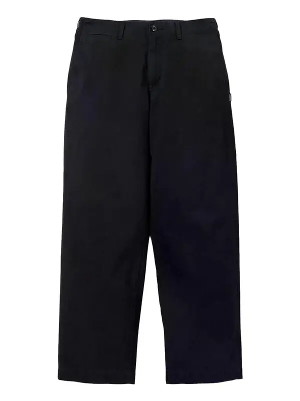 NEIGHBORHOOD Straight-leg Cotton Trousers - Black