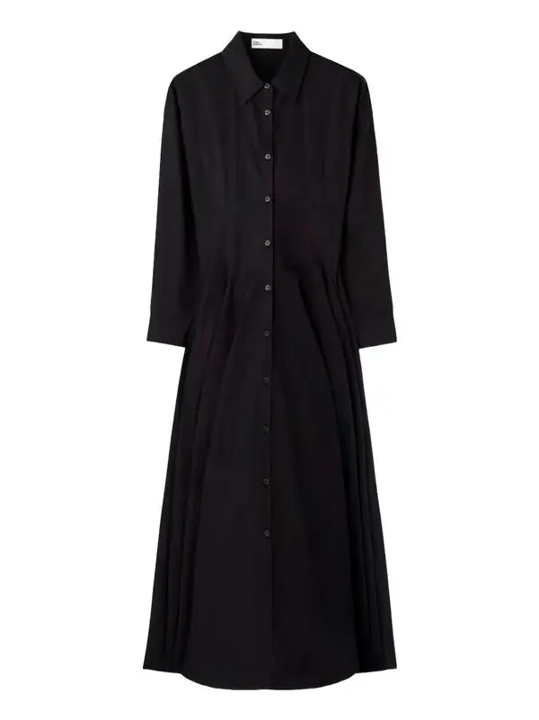 Tory Burch Poplin Shirt Dress - Black