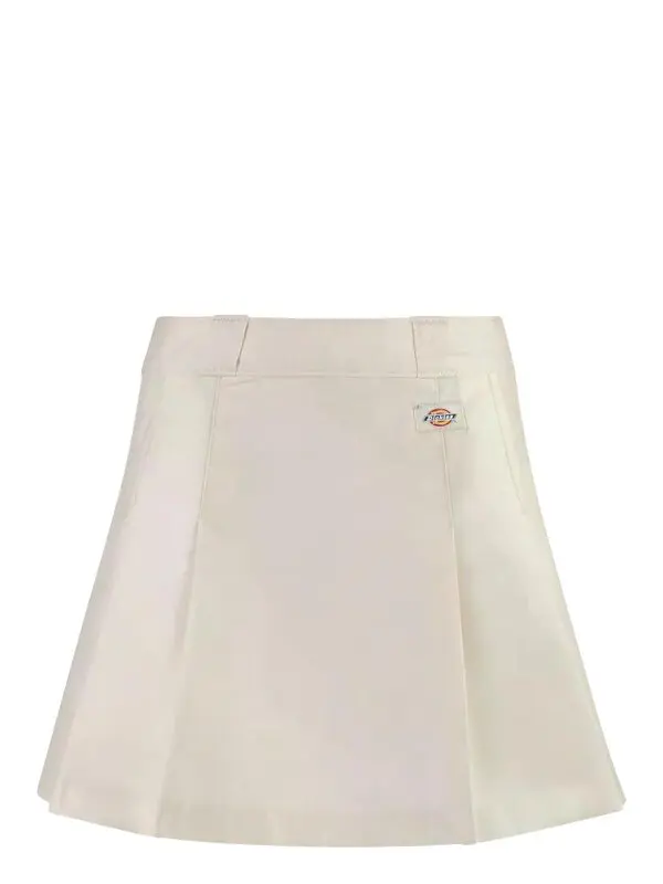 Dickies Pleated Mini Skirt - Neutrals