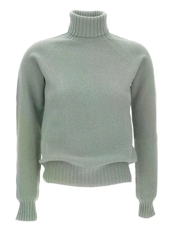 DRUMOHR Turtleneck Raglan-sleeve Sweater - Green