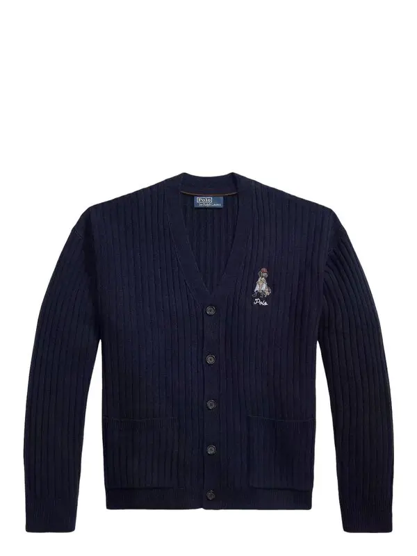 Polo Ralph Lauren Ribbed-knit Cardigan - Blue