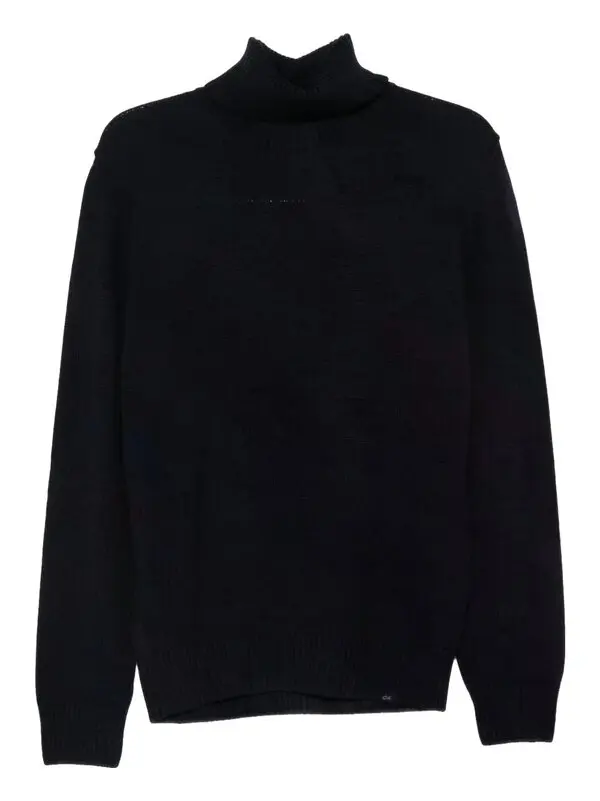 Paul & Shark Turtleneck Wool Sweater - Blue