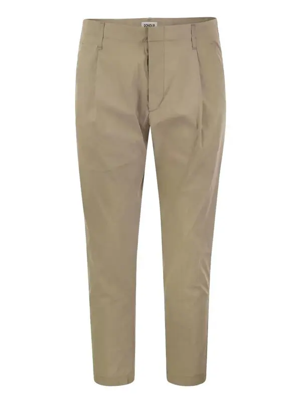DONDUP Pleated-pocket Trousers - Neutrals