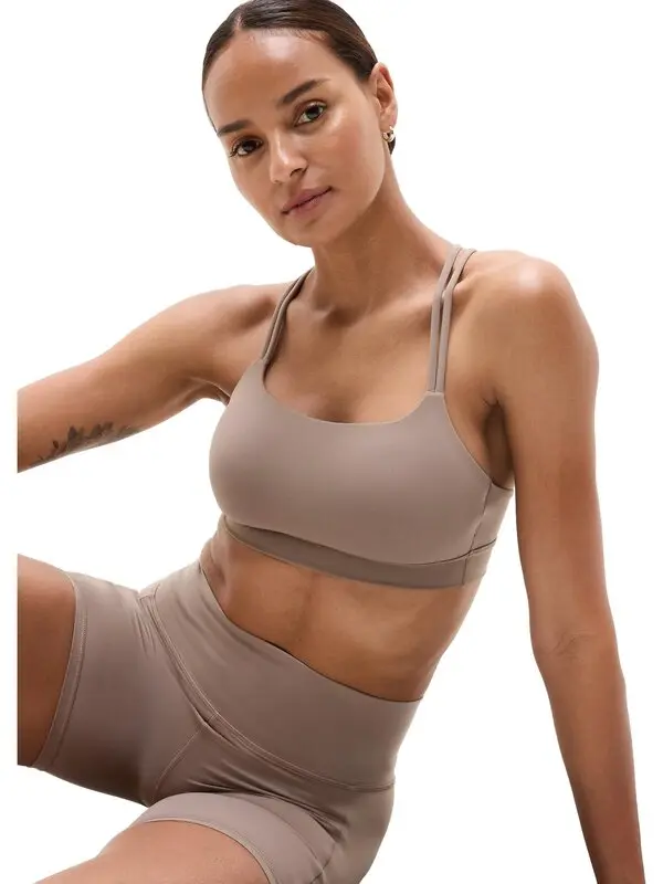 Athleta Perfect Form Sports Bra A-c - Pyrite