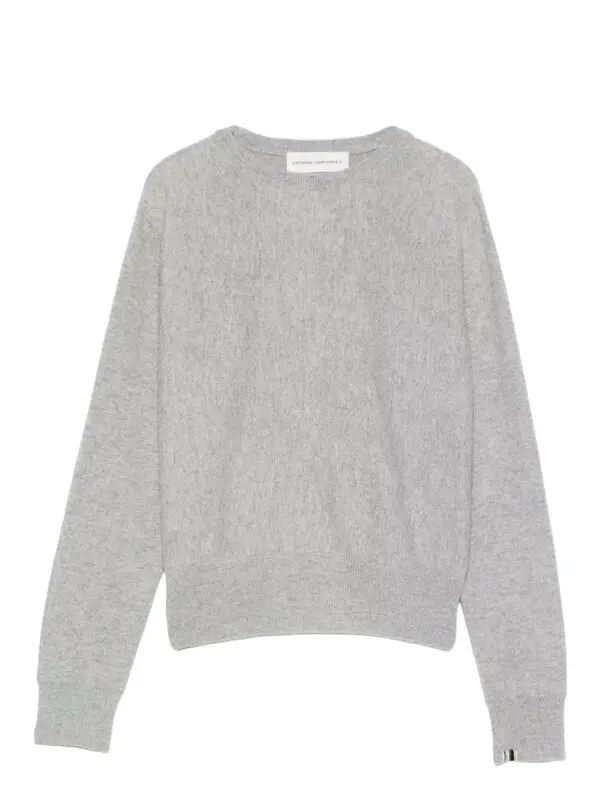 EXTREME CASHMERE X Crew-neck Cashmere-blend Sweater - Grey
