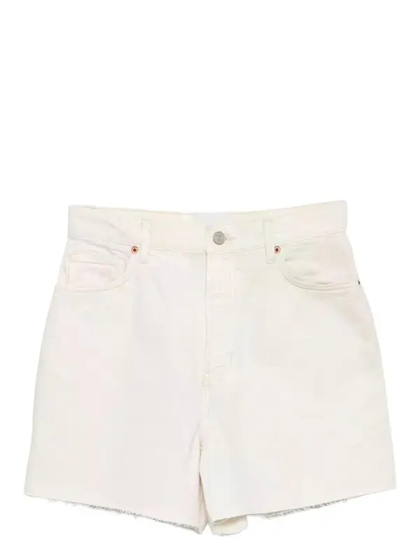 REFORMATION Saige Denim Shorts - White