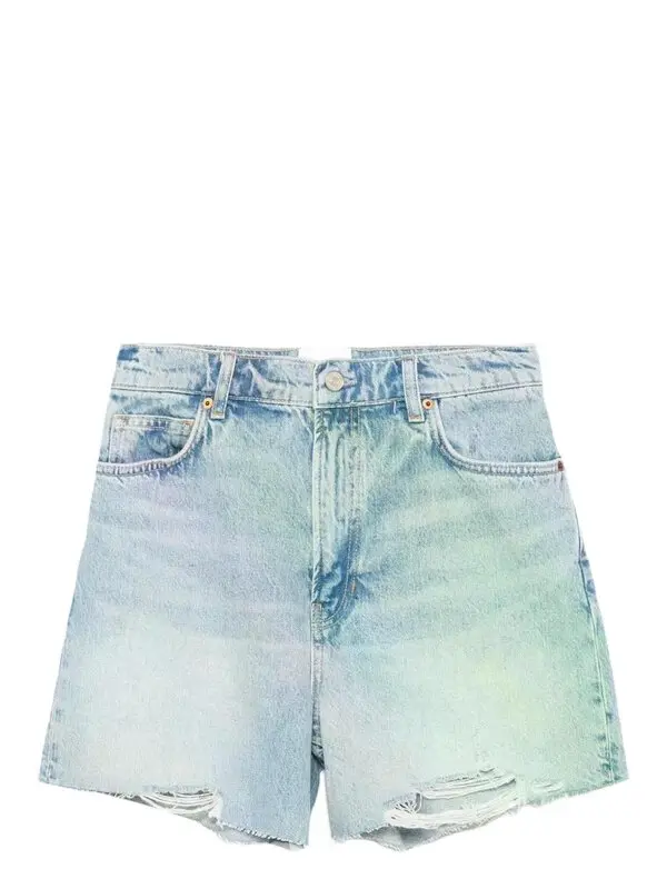 REFORMATION Saige Denim Shorts - Blue