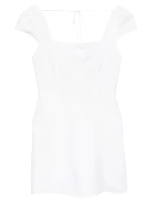 REFORMATION Loula Linen Dress - White