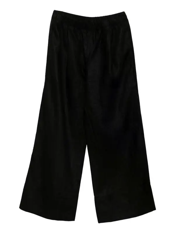 REFORMATION Linen Trousers - Black