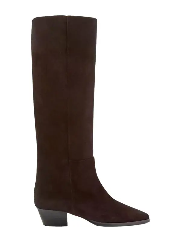 AeydĒ Suede Knee-high Boots - Brown