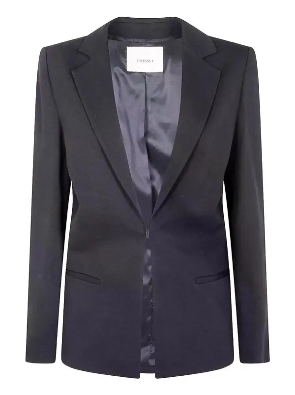 TWINSET Single-breasted Blazer - Black